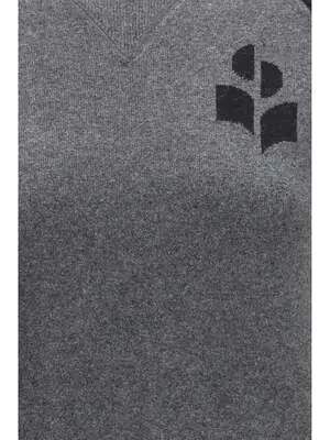 Isabel Marant Étoile Marant Loriby Logo Sweater - Gray