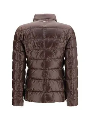 Herno High-neck Padded Jacket - Brown