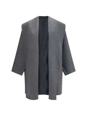 TOTEME Wool Hooded Coat - Gray
