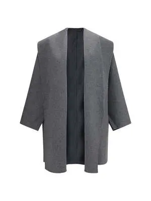 TOTEME Wool Hooded Coat - Gray