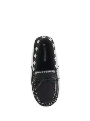Isabel Marant Étoile Fitza Suede Loafers - Black