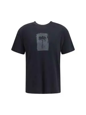 Palm Angels Palm Angels Men Palm Tree Cotton T-Shirt Black