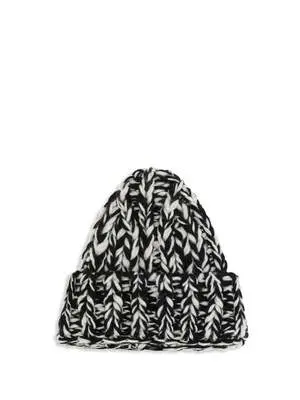 AMI Paris Xxl Wool Knit Beanie