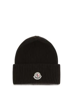 Moncler Wool And Cashmere-blend Beanie - Brown