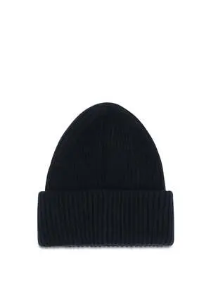 Moncler Wool And Cashmere-blend Beanie - Blue