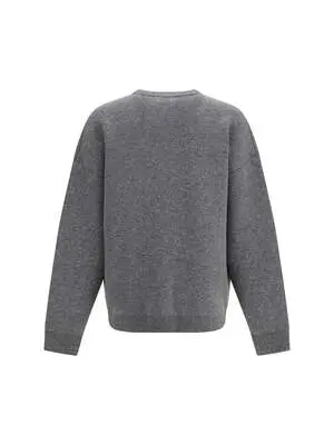 Balenciaga Wool Crewneck Sweater - Gray