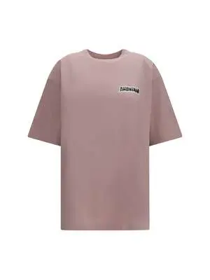 Balenciaga Logo-print T-shirt - Pink