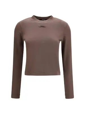 Jacquemus Jacquemus Women Long-Sleeve T-Shirt Brown