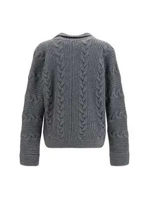 Versace Knitted Button Cardigan