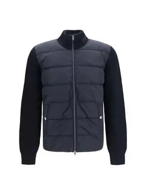 Herno Padded Cardigan - Blue