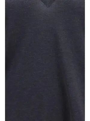 TOTEME V-neck Cashmere-blend Sweater - Gray