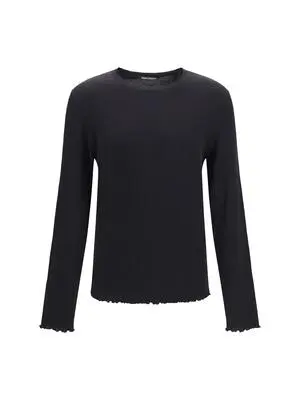 Our Legacy Our Legacy Men Ribbed Cotton-Blend Black