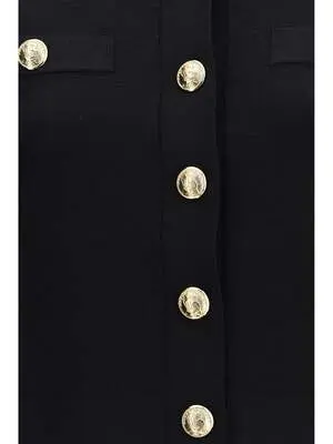 Balmain Round-neck Viscose Cardigan