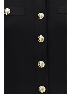 Balmain Round-neck Viscose Cardigan