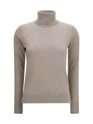 Max Mara S Allegra Wool Turtleneck Sweater - Cream