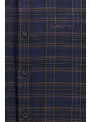 Off-White Oversized Padded Flannel Shirt