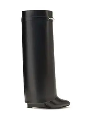 Givenchy Leather Shark Boots - Black
