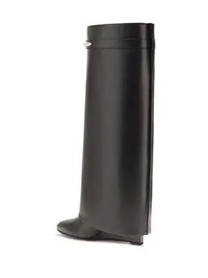 Givenchy Leather Shark Boots - Black