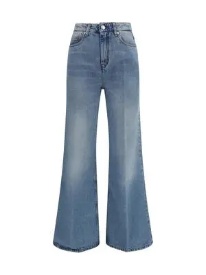 AMI Paris Flared Jeans - Blue