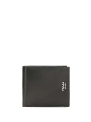 Prada Antiqued Leather Wallet