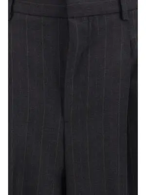 AMI Paris Wide-leg Tailored Pants