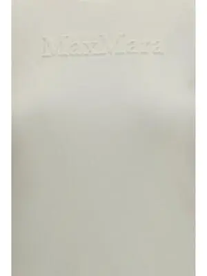 Max Mara Manto Long-sleeve Wool Sweater - White