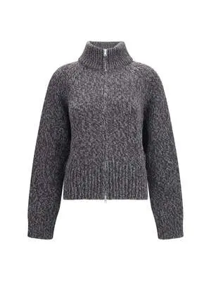 Our Legacy Merino Wool Zip Cardigan - Gray