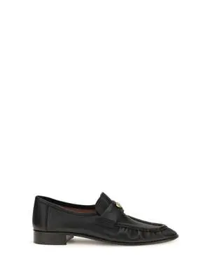 Chloé Letti Leather Loafers - Black