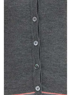 Thom Browne Ribbed Merino Wool Cardigan