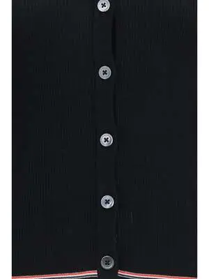 Thom Browne Ribbed Merino Wool Cardigan