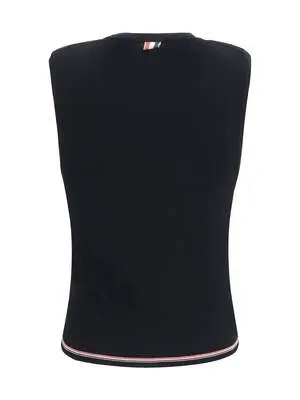 Thom Browne Rwb Merino Wool Top