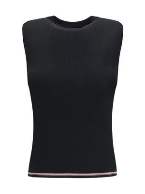 Thom Browne Striped Performance Tops For Women