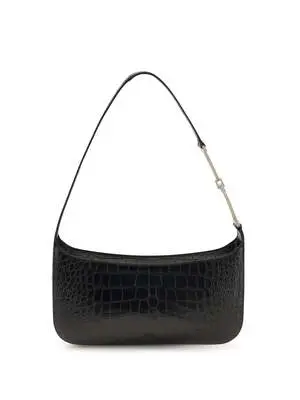 TOM FORD Tom Ford Women Small Crocodile-Print Shoulder Bag Black