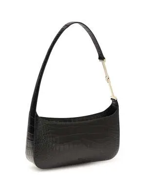 TOM FORD Small Crocodile-print Shoulder Bag - Black