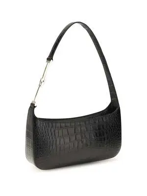 TOM FORD Small Crocodile-print Shoulder Bag - Black