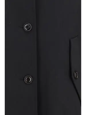 Our Legacy Tundra Coat In Virgin Wool - Black