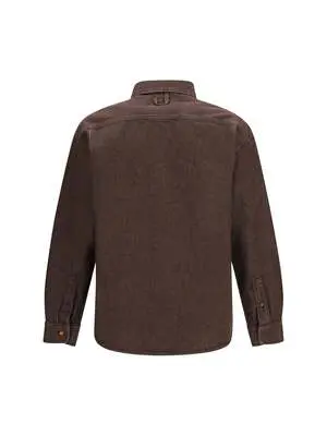 Jacquemus Simon De-nîmes Denim Shirt - Brown