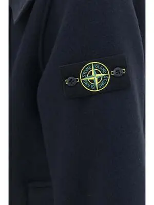 Stone Island Double-breasted Wool And Cashmere Jacket