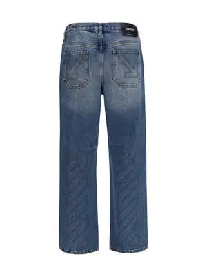 Off-White Half Arrow Jeans - Blue