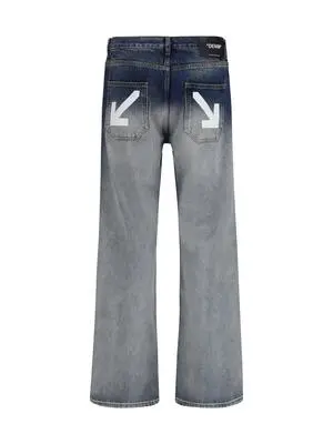 Off-White Half Arrow Jeans - Gray