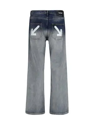 Off-White Half Arrow Jeans - Gray