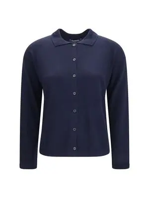 Max Mara 'S Maxmara Women Chiara Virgin Wool Cardigan Blue