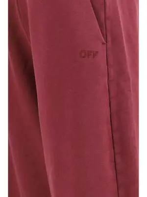Off-White Off Stamp Balloon Sweatpants - Purple