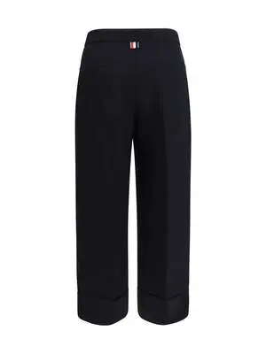 Thom Browne Hopsack Suit Pants - Blue