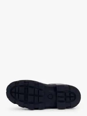 Moncler Aurea Leather And Nylon Boots - Multicolor