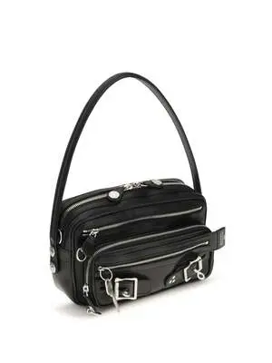 Acne Studios Camero Party Belts Shoulder Bag - Black