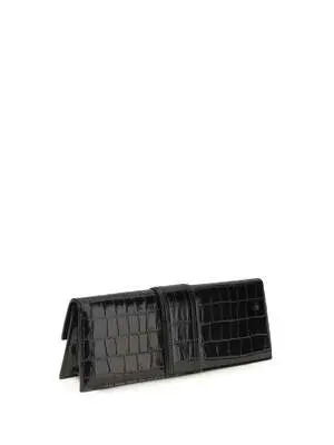 Jacquemus Crocodile-effect Bambino Pouch