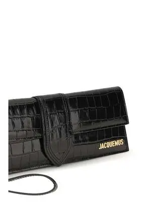 Jacquemus Crocodile-effect Bambino Pouch