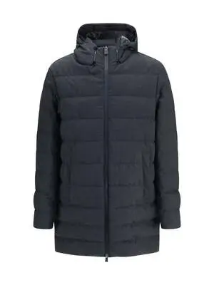 Herno Long Padded Hooded Jacket
