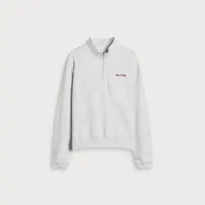 BUTTER GOODS Panel 1/4 Zip Sweatshirt - Ash